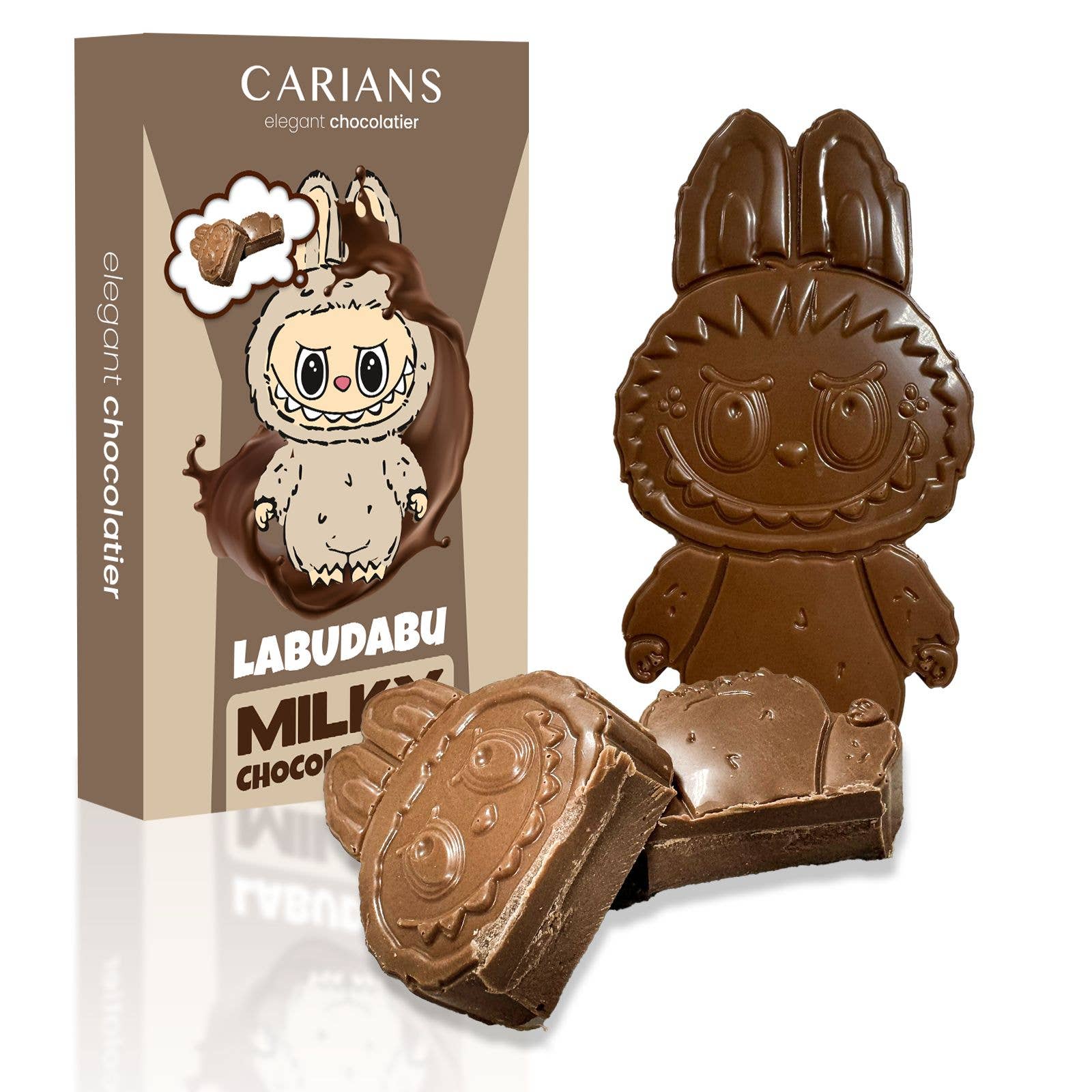 Viral Labubu Chocolate Bar -Chocolate Filling 2.65 OZ – Too Goodies Candy